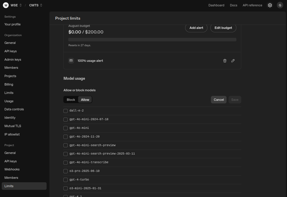 Guide to Managing API Keys and Usage Limits on platform.openai.com – Johns Hopkins Engineering