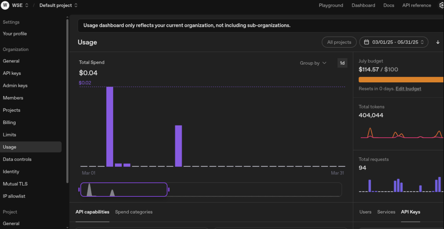 Guide to Managing API Keys and Usage Limits on platform.openai.com – Johns Hopkins Engineering