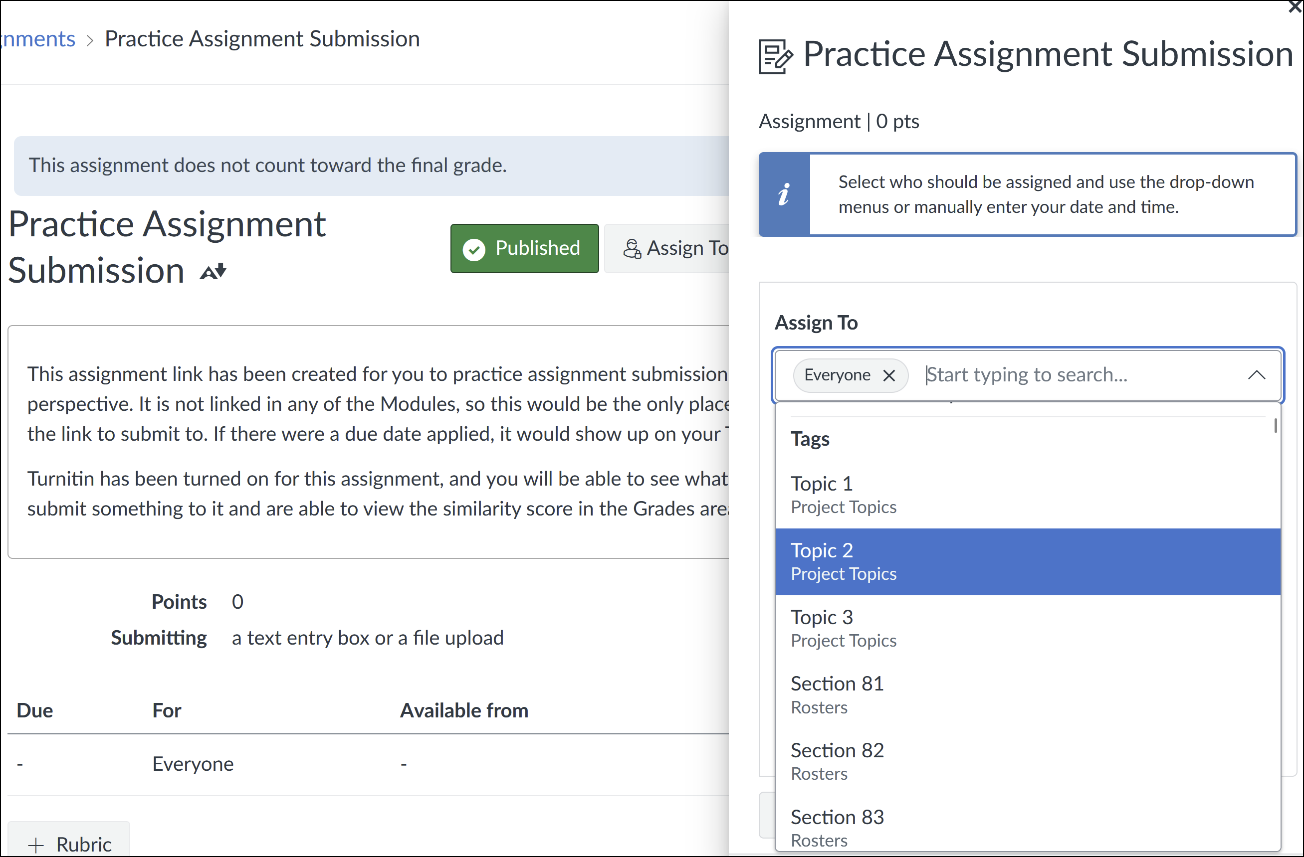 Using Differentiation Tags in Canvas – Johns Hopkins Engineering