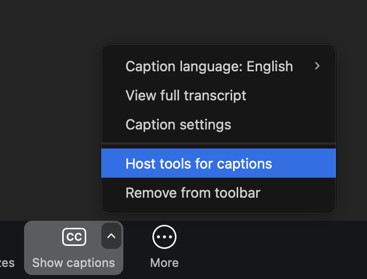 Setting Up Closed Captioning in Zoom Using a Third-Party Captioning ...