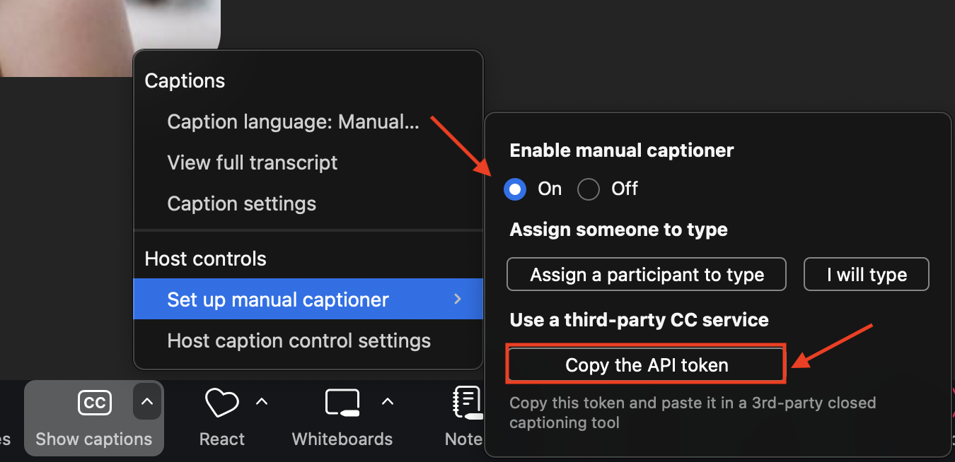 Setting Up Closed Captioning in Zoom Using a Third-Party Captioning Service – Johns Hopkins ...